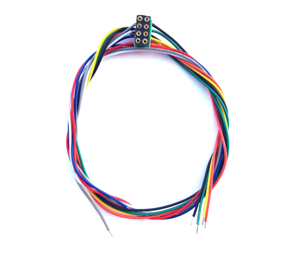 LaisDCC- 860001 NEM 652 8-Pin Female Socket with Wiring Harness ...